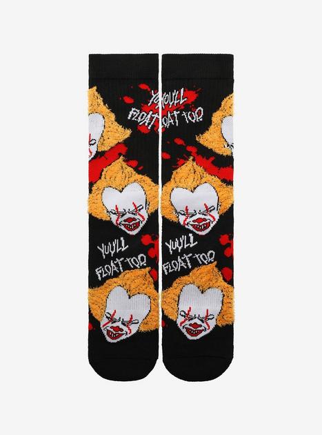 IT Pennywise Chenille Crew Socks | Hot Topic