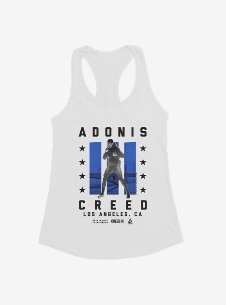 Creed III Adonis Creed LA Heavyweight Championship Girls Tank - WHITE ...