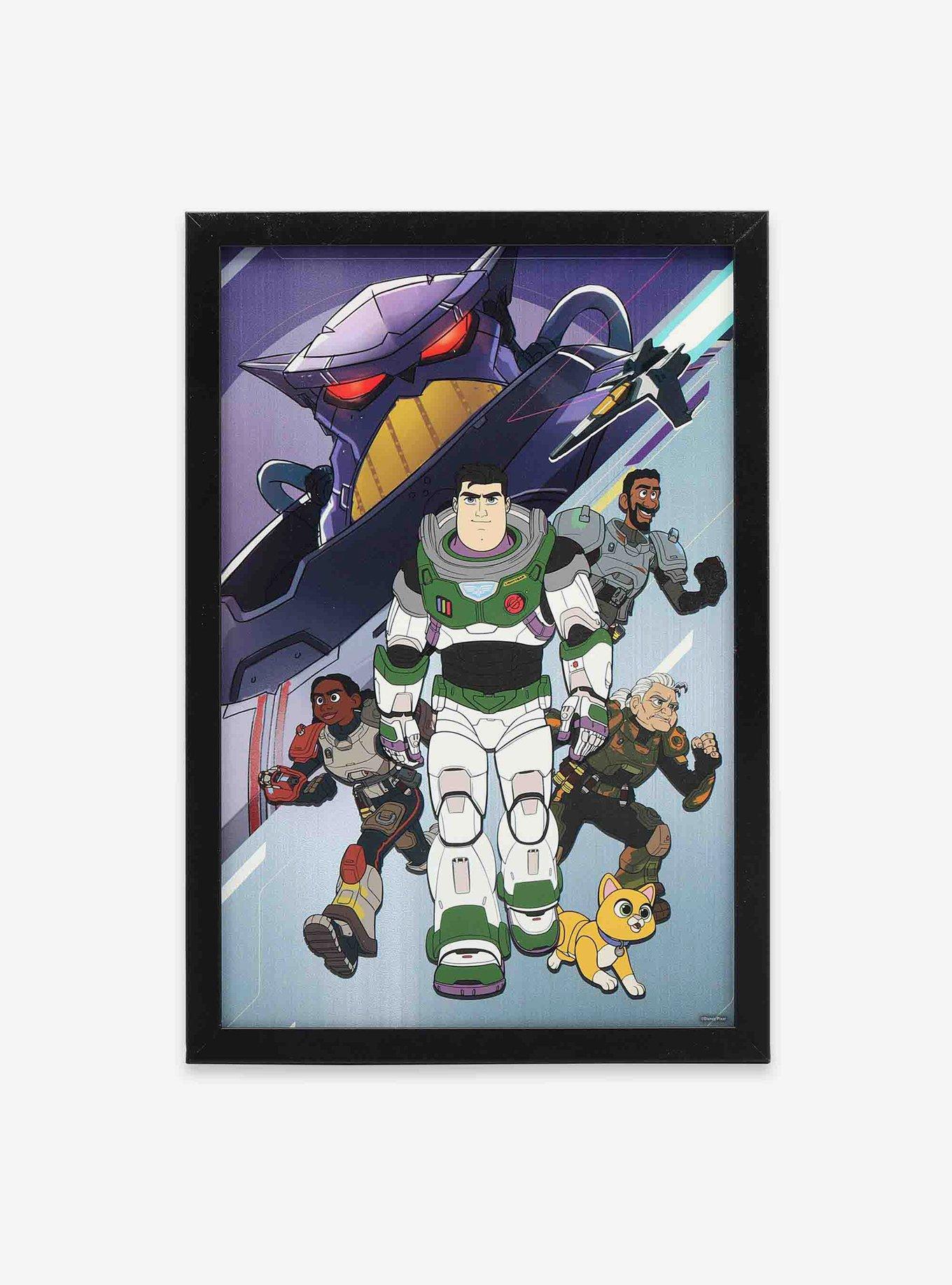 Disney Pixar Lightyear Lineup Framed Wood Wall Decor | Hot Topic