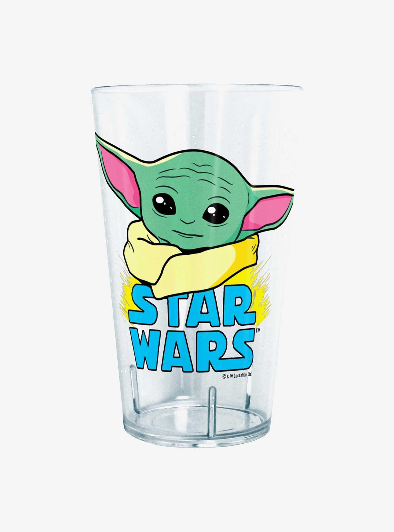 Disney The Mandalorian Grogu Logo Tritan Cup - CLEAR | BoxLunch