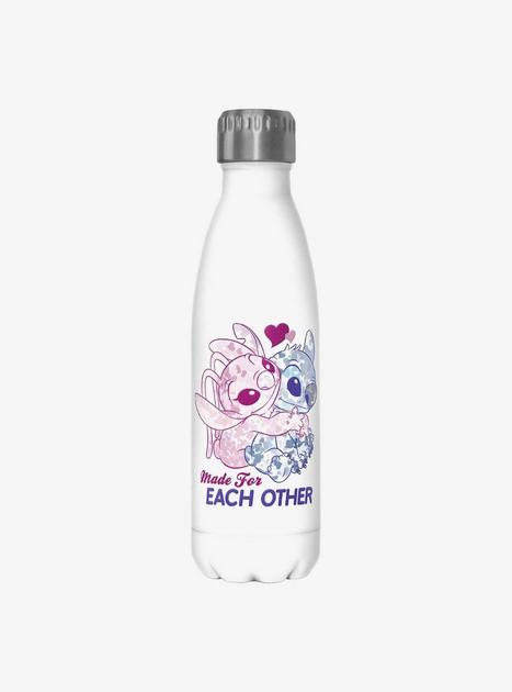 Disney Lilo & Stitch Angel and Stitch Made For Each Other Water Bottle ...