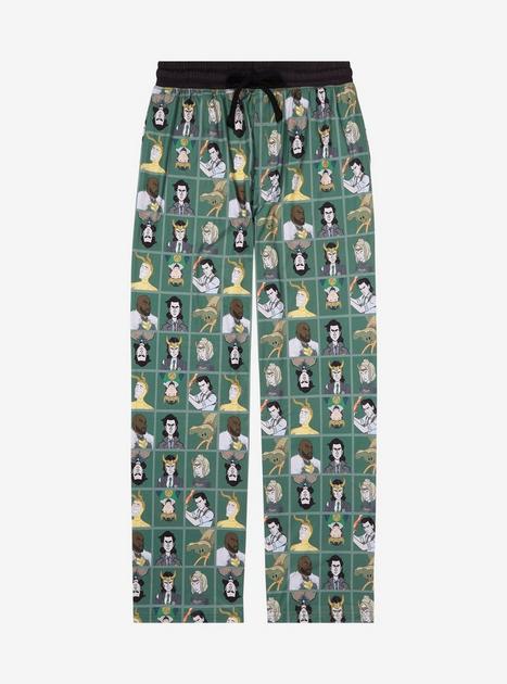 Marvel Loki Character Grid Sleep Pants - BoxLunch Exclusive | BoxLunch