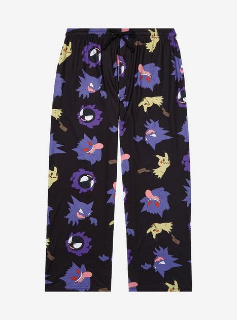 Pokemon Ghost Type Allover Print Women's Plus Size Sleep Pants ...