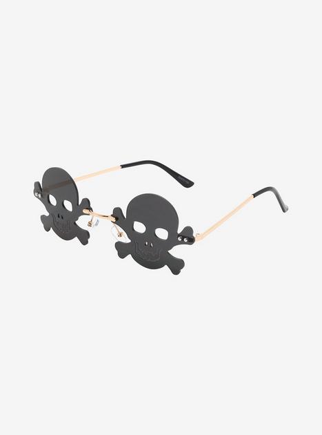 Black Skull Sunglasses Hot Topic