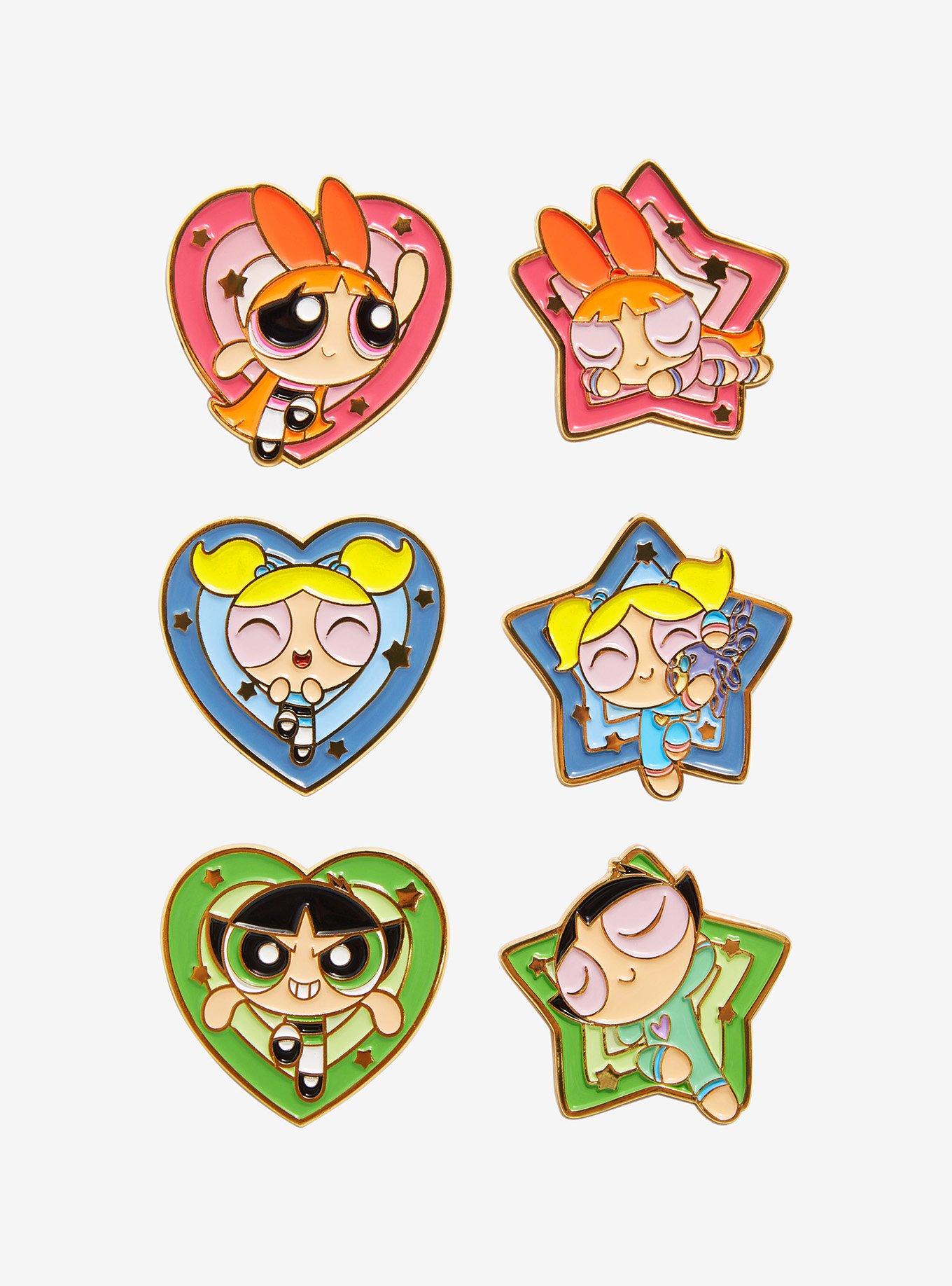 The Powerpuff Girls Heart Star Blind Box Enamel Pin | Hot Topic