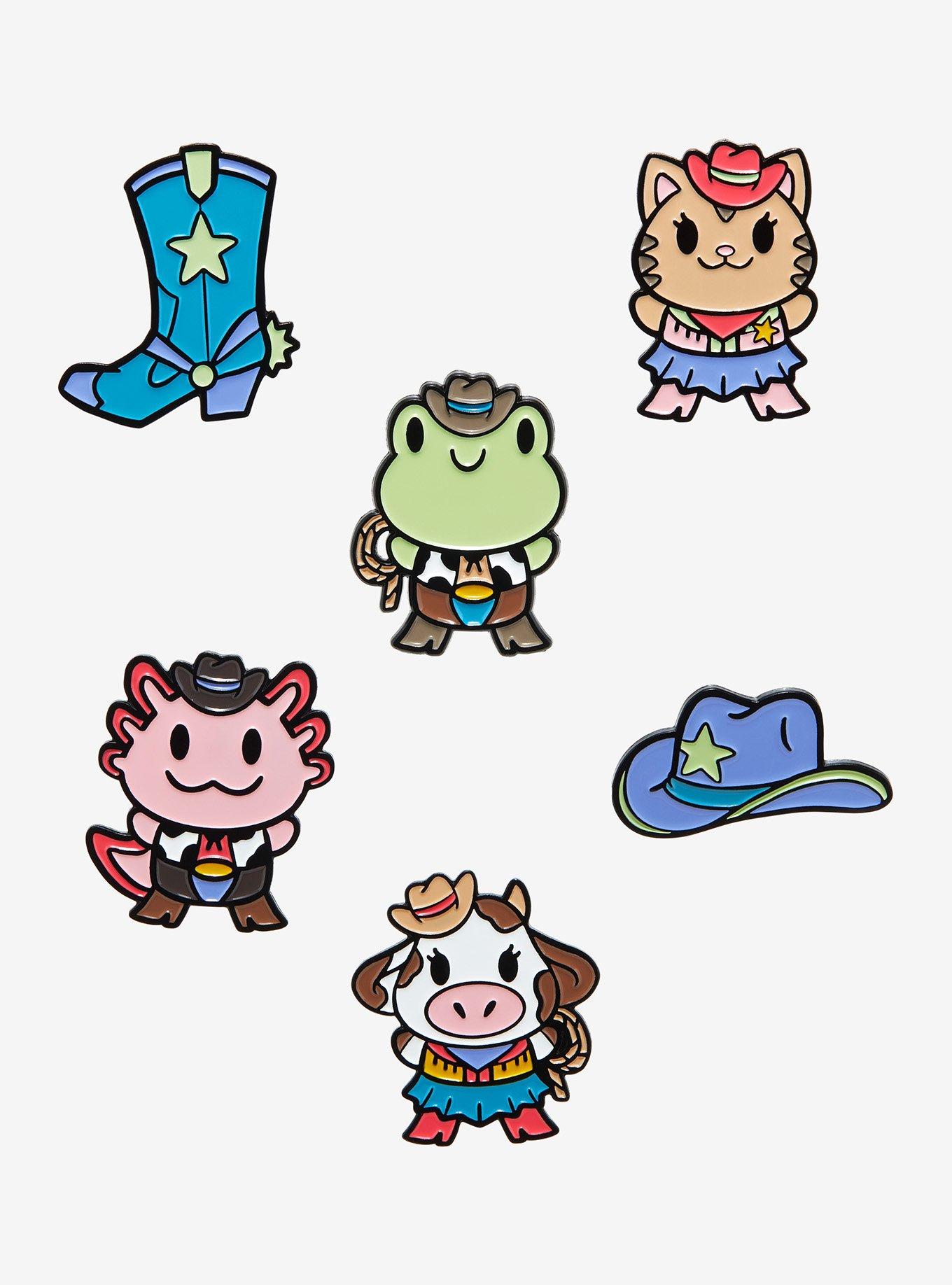 Kawaii Western Friend Blind Box Enamel Pin Hot Topic
