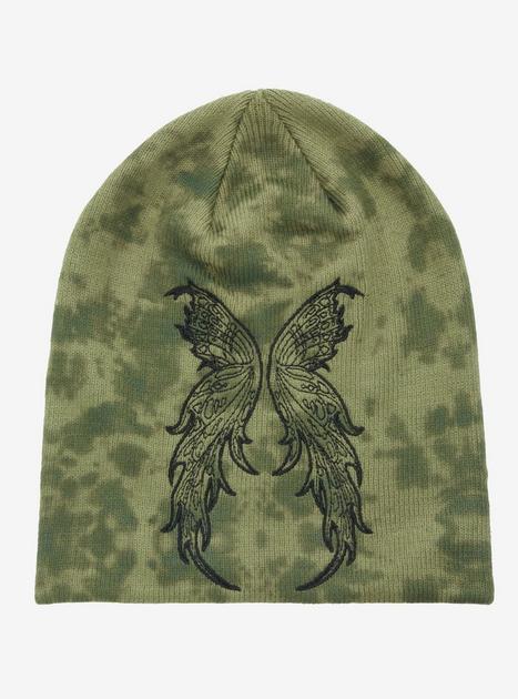 Butterfly Green Tie-Dye Slouch Beanie | Hot Topic