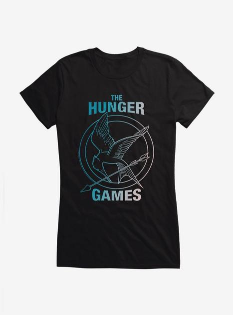 Hunger Games Mockingjay Symbol Girls T-Shirt - BLACK | Hot Topic