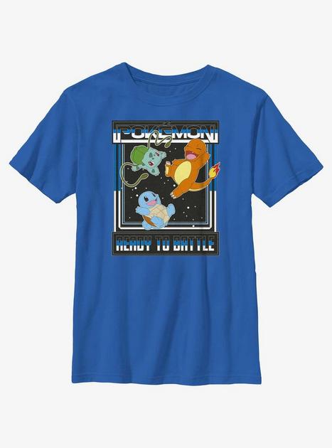 Pokemon Ready To Battle Youth T-Shirt - BLUE | BoxLunch