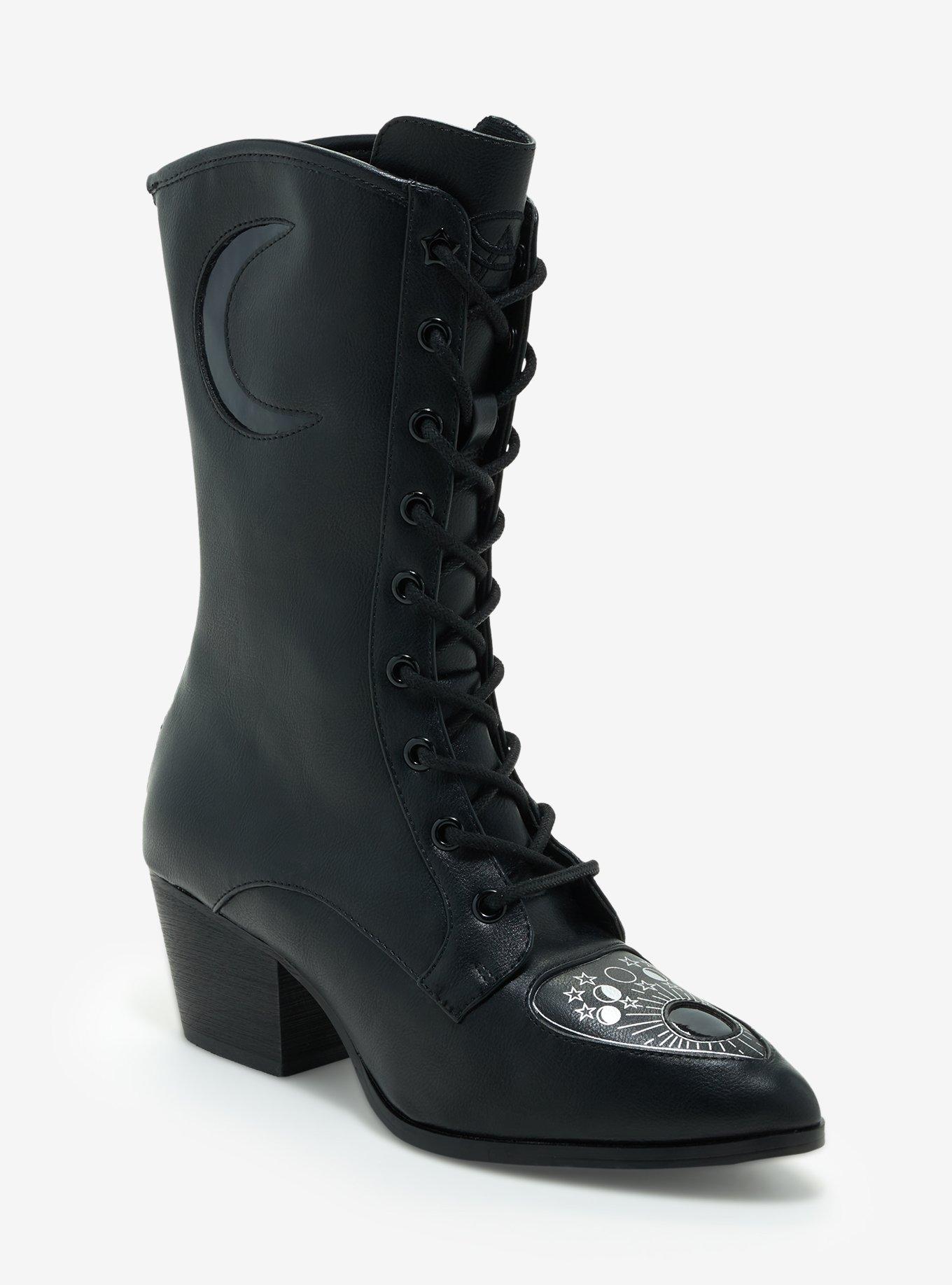 Strange Cvlt Celestial Spirit Lace-Up Boots | Hot Topic
