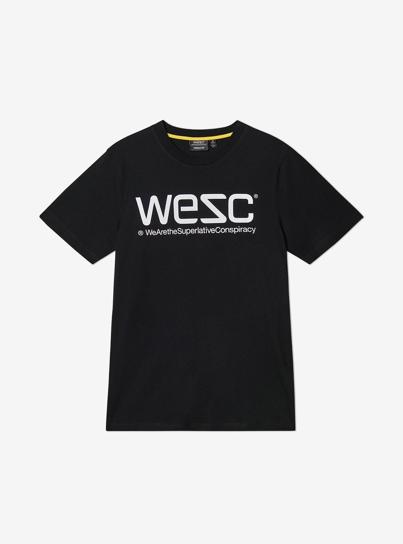 WeSC Max Logo Black Tee | Hot Topic