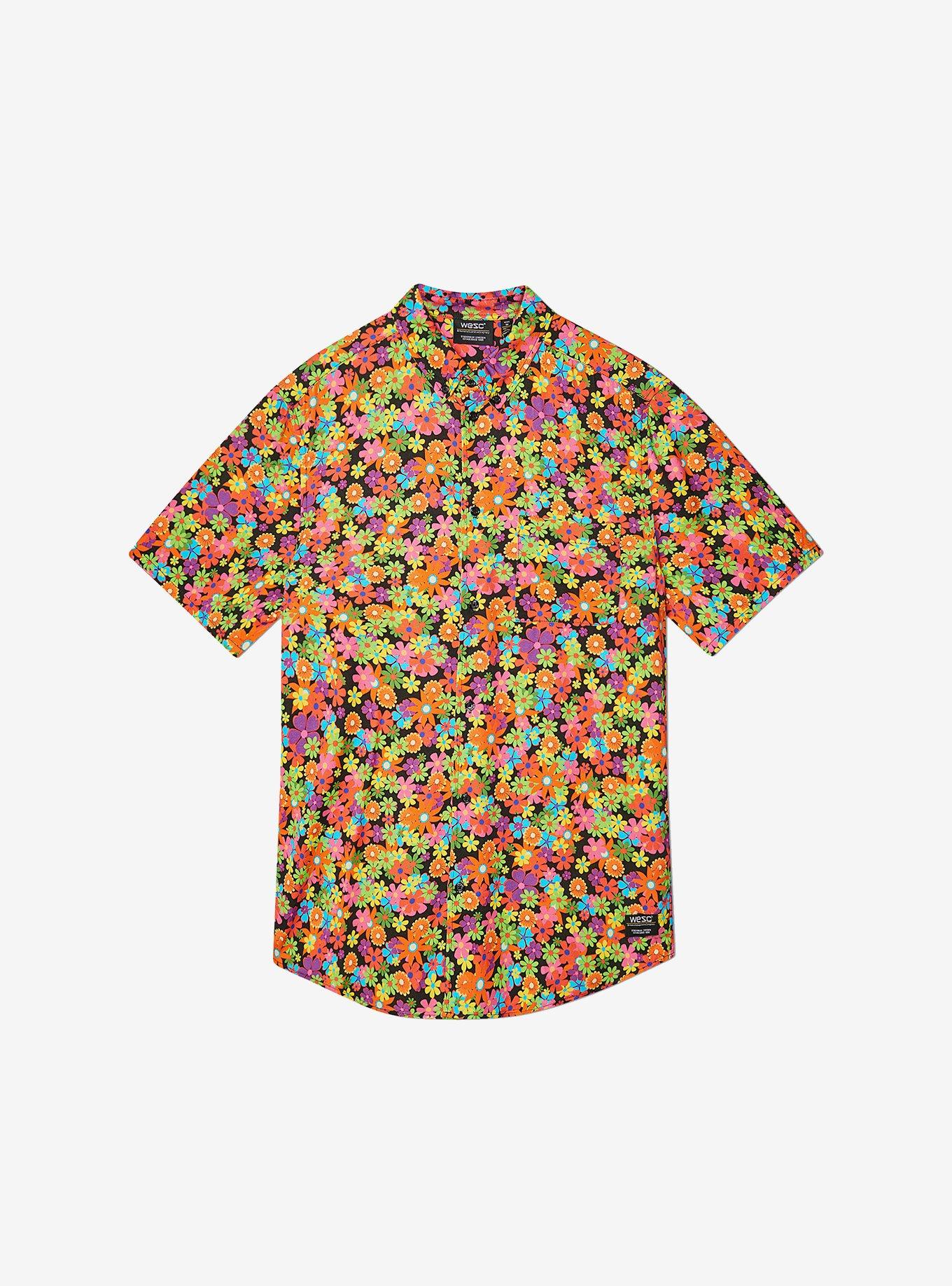 WeSC Oden Flower Child All Over Print Button-Up | Hot Topic