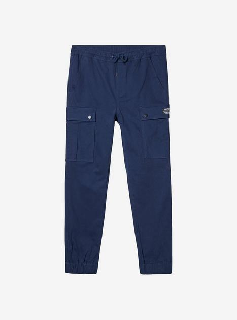 WeSC Slim Utility Jogger Blue | Hot Topic