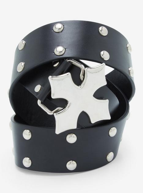 Cross Stud Belt | Hot Topic