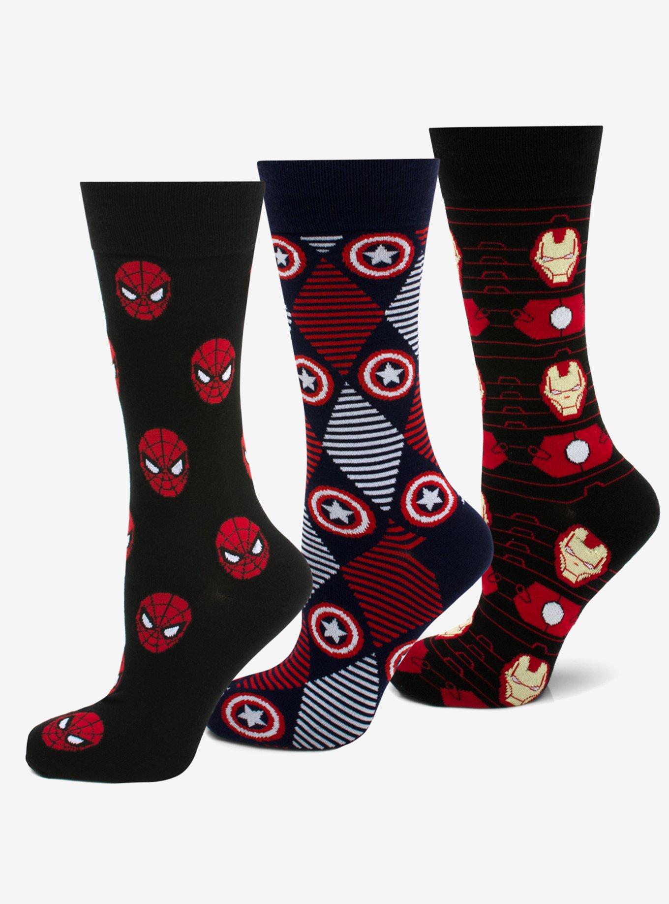 Marvel Avengers Favorite 3 Pair Socks Gift Set | Hot Topic