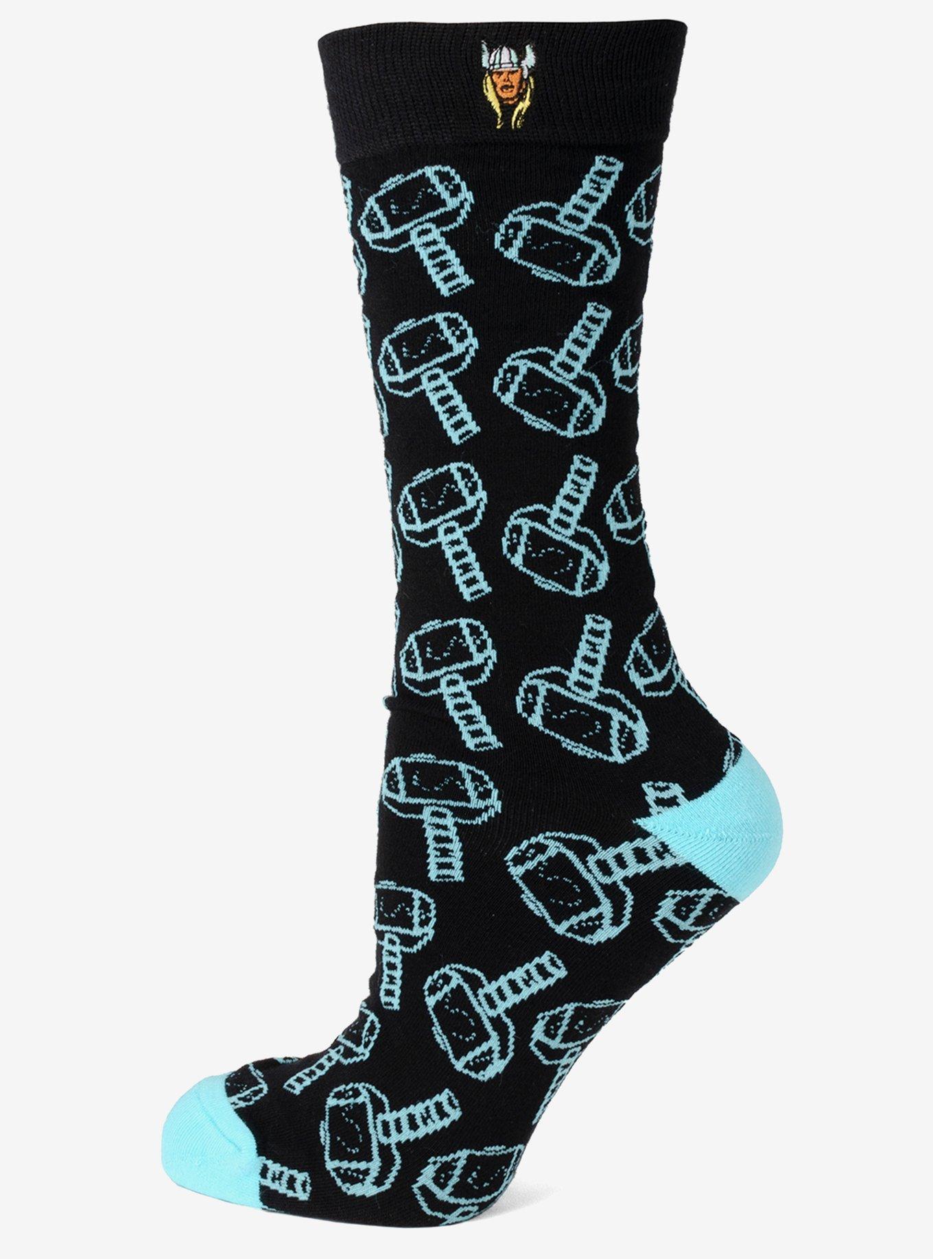 Marvel Thor Pattern Socks | Hot Topic