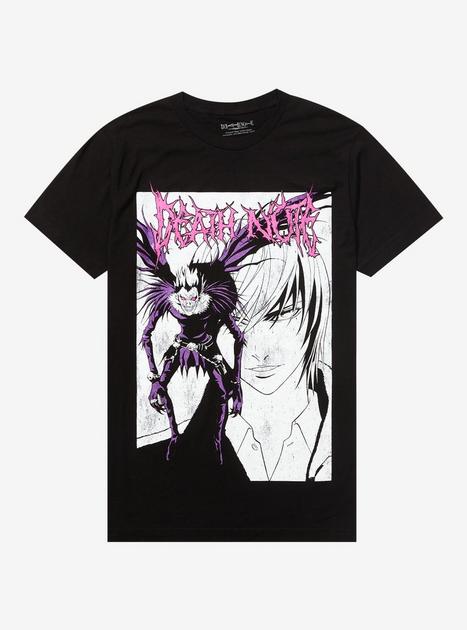 Death Note Ryuk & Light Glitter T-Shirt | Hot Topic