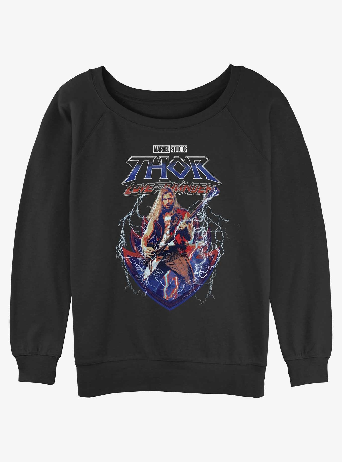 Marvel Thor: Love and Thunder Ragnarock On Womens Slouchy Sweatshirt ...