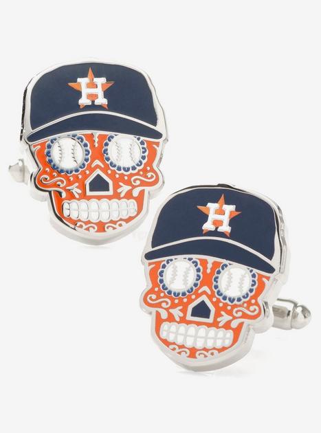 Houston Astros Sugar Skull Cufflinks | BoxLunch