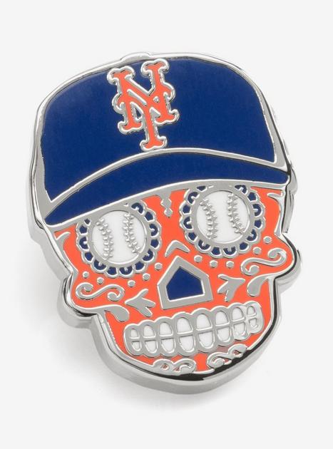 New York Mets Sugar Skull Lapel Pin | BoxLunch