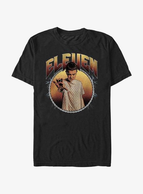 Stranger Things Heavy Metal Eleven T-Shirt - BLACK | Hot Topic