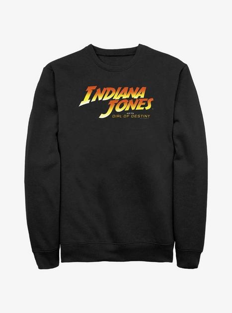 Indiana Jones and the Dial of Destiny Logo Sweatshirt - BLACK | Hot Topic