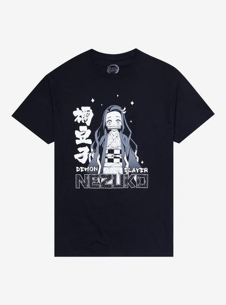 Demon Slayer: Kimetsu No Yaiba Nezuko Black & White T-Shirt | Hot Topic