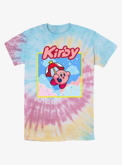 Kirby Starry Parasol Tie-Dye T-Shirt - MULTI | BoxLunch