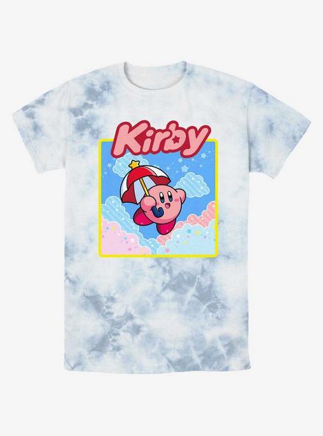 Kirby Starry Parasol Tie-Dye T-Shirt - MULTI | BoxLunch