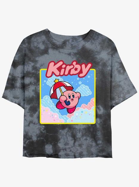 Kirby Starry Parasol Tie-Dye Womens Crop T-Shirt - MULTI | BoxLunch