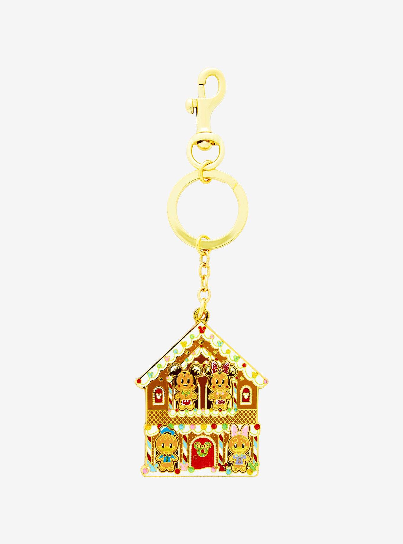 Loungefly Disney Mickey Mouse And Friends Gingerbread House Key Chain ...
