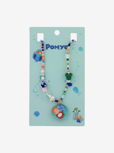 Studio Ghibli Ponyo Icon Beaded Necklace | Hot Topic