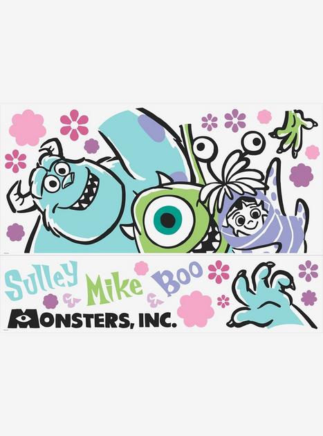Disney Pixar Monsters Inc. Peel And Stick Giant Wall Decals | Hot Topic