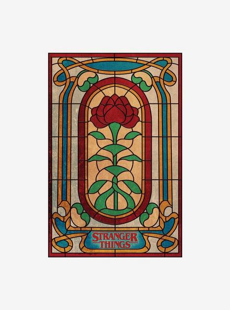 Stranger Things Creel House Rose Window Xl Giant Peel & Stick Wall ...