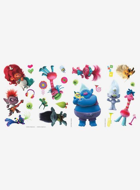 Trolls World Tour Peel And Stick Wall Decals | BoxLunch