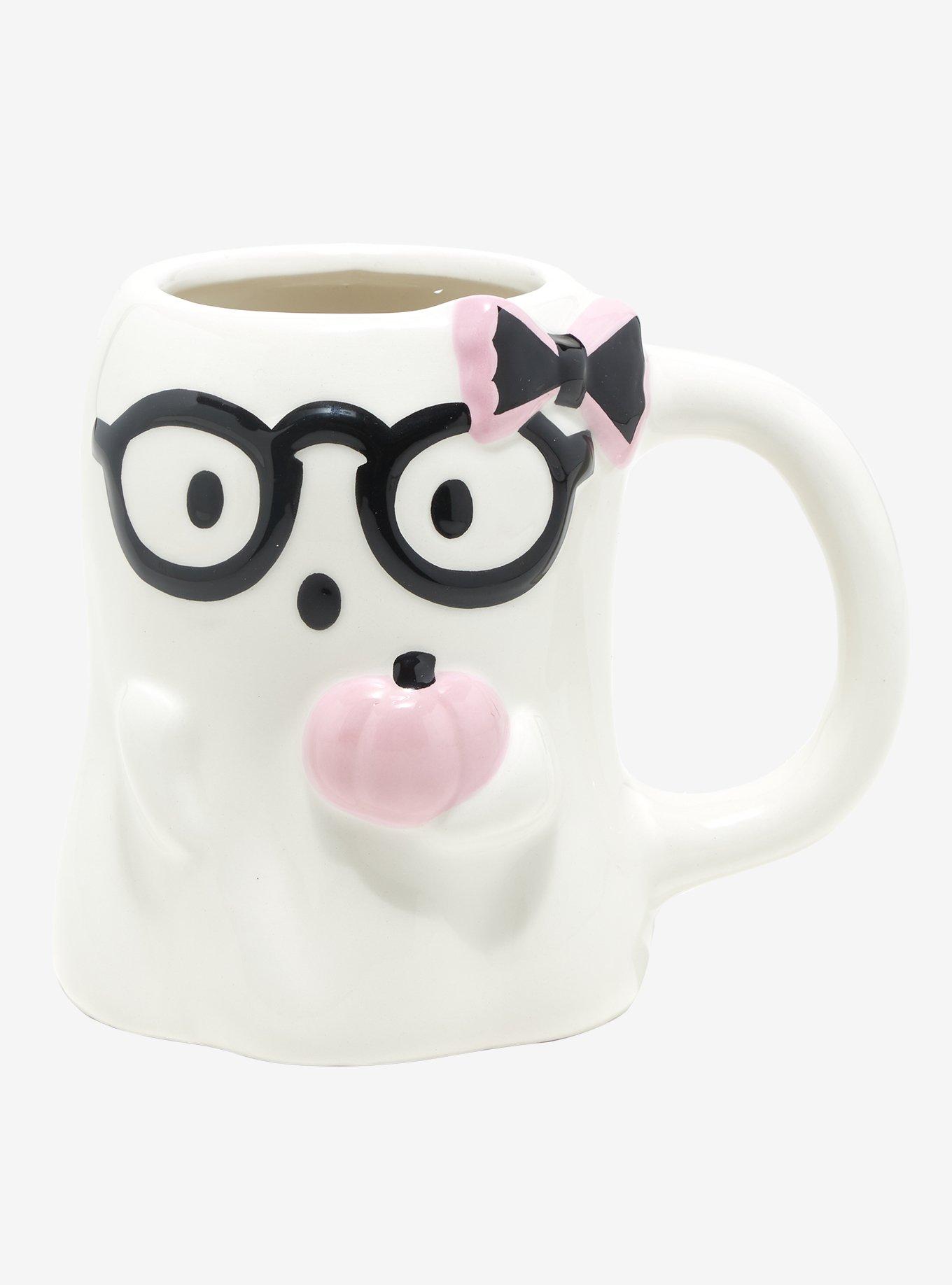 Pink Ghost Pumpkin Figural Mug | Hot Topic