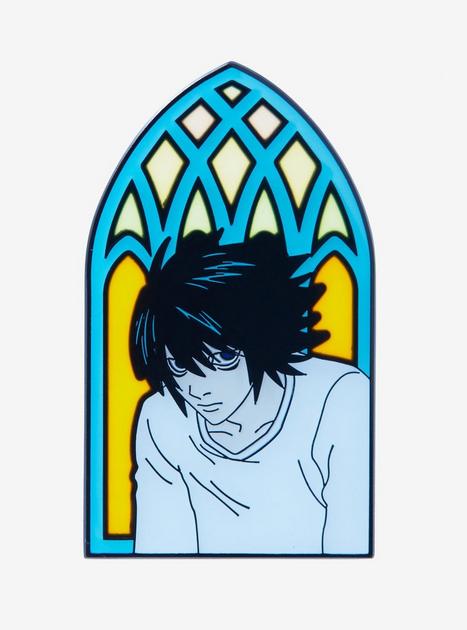 Death Note L Stained Glass Enamel Pin - BoxLunch Exclusive | BoxLunch