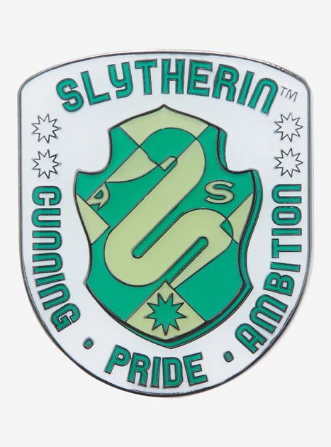 Loungefly Harry Potter Slytherin Geometric Crest Enamel Pin - BoxLunch ...