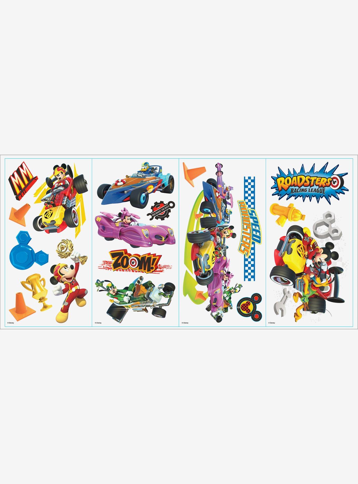 Mickey And The Roadsters Racers Peel And Stick Wall Decals | BoxLunch