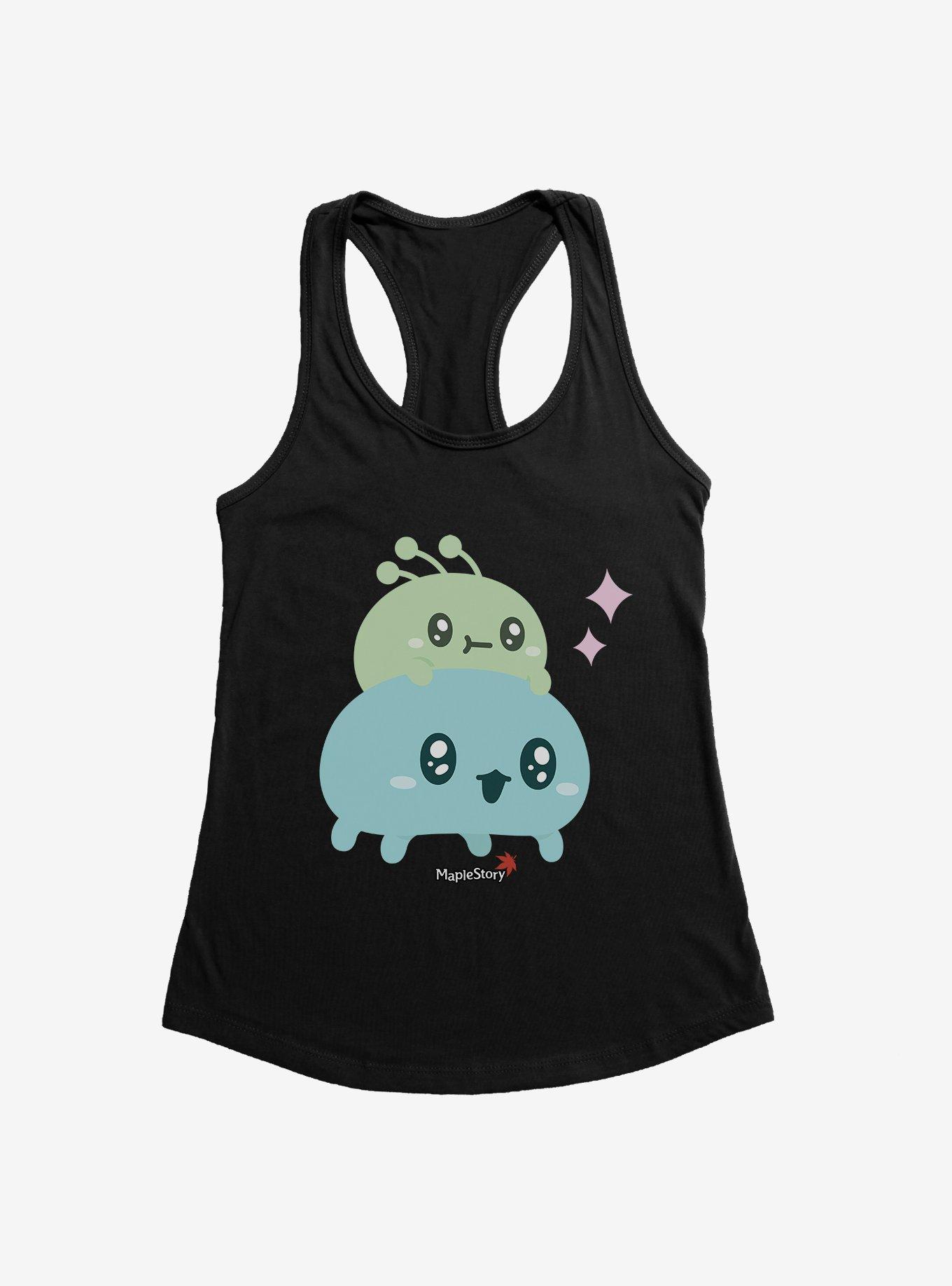 MapleStory Rock Spirits Twinkle Eyes Girls Tank - BLACK | Hot Topic