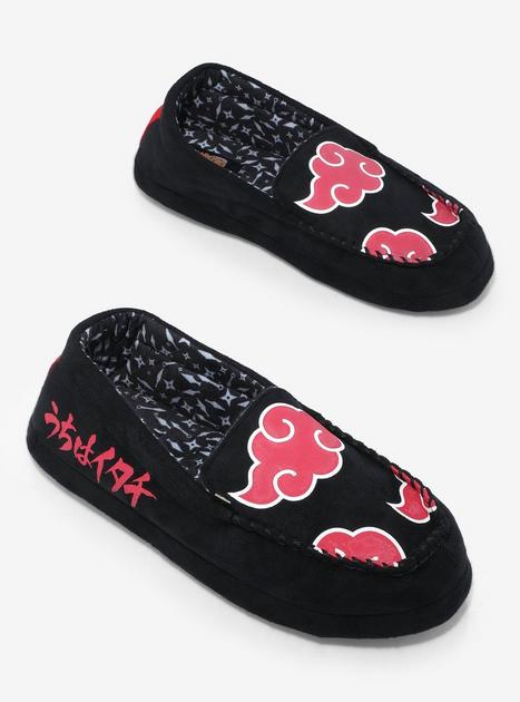 Naruto Shippuden Akatsuki Cloud Slippers | Hot Topic