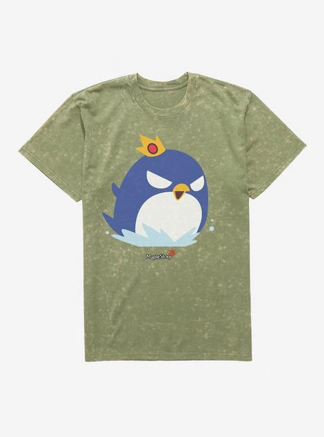 MapleStory King Pepe Mineral Wash T-Shirt - GREEN | BoxLunch