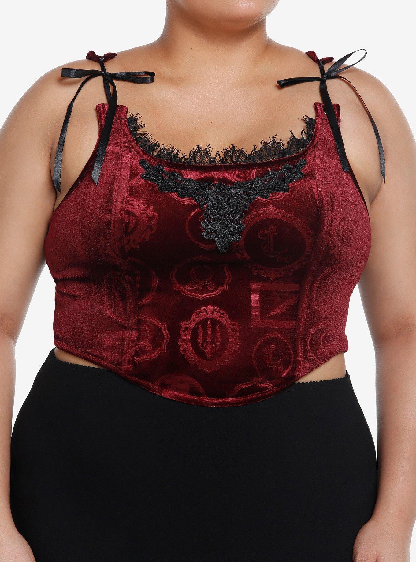 Interview With The Vampire Velvet Lace Corset Plus Size | Her Universe