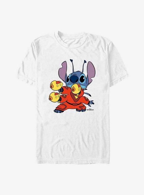 Disney Lilo & Stitch Weapons Up Extra Soft T-Shirt - WHITE | Hot Topic