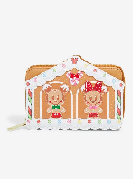 Loungefly Disney Mickey Mouse And Friends Gingerbread House Zipper ...