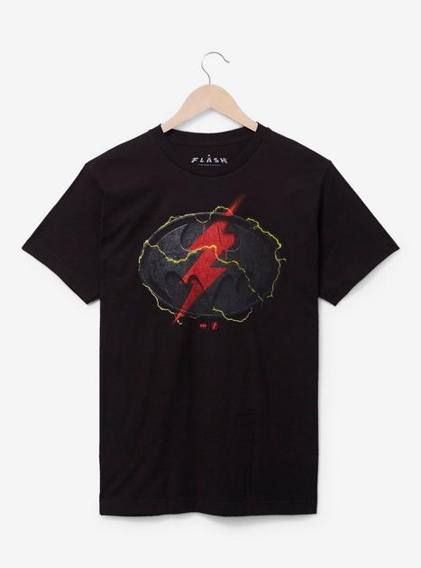 DC Comics The Flash Batman & Flash Logo T-Shirt | BoxLunch