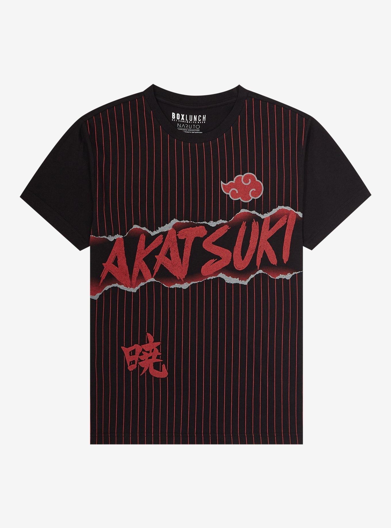 Naruto Shippuden Akatsuki Striped T-Shirt - BoxLunch Exclusive | BoxLunch