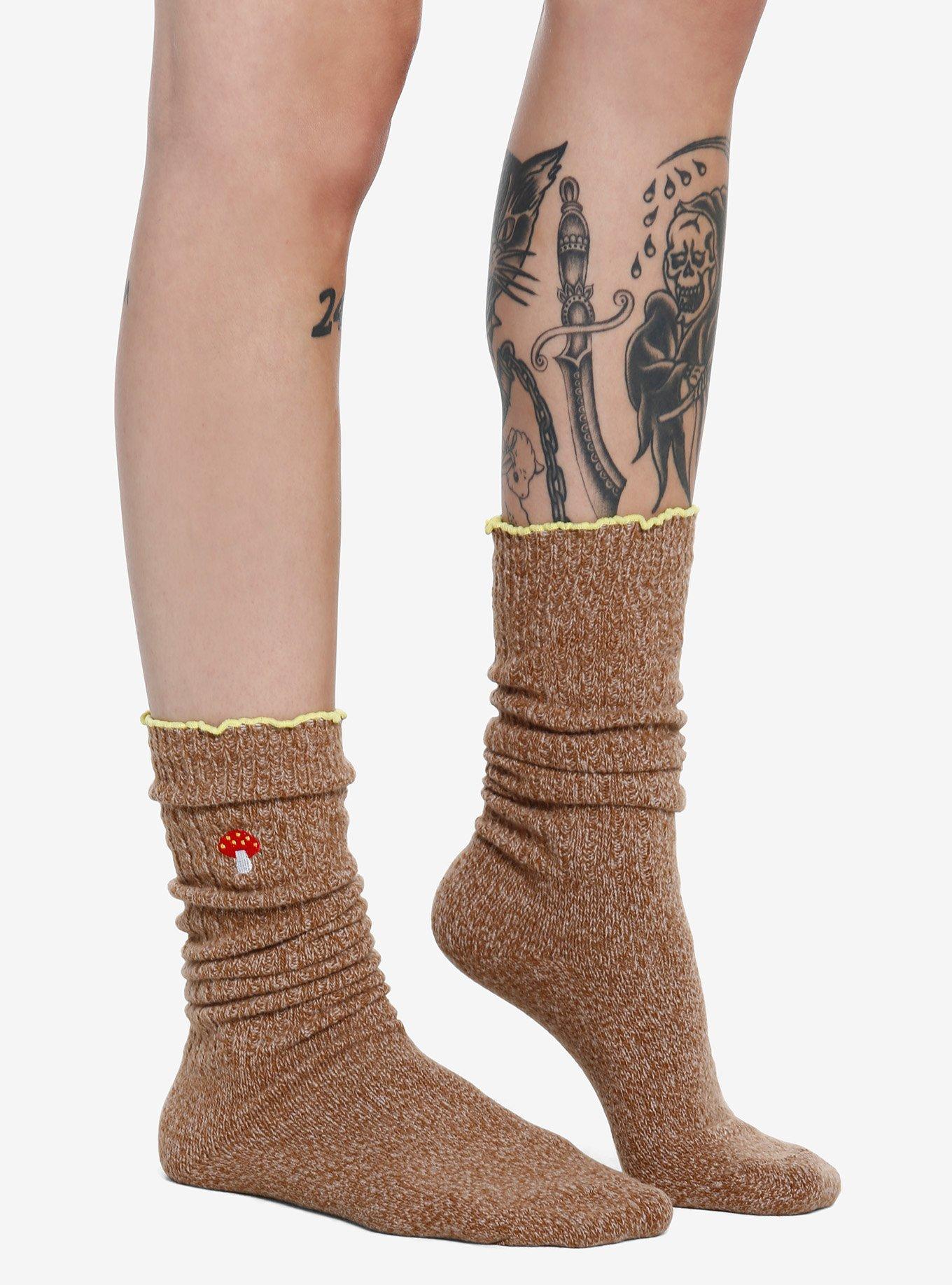 Mushroom Slouchy Cozy Socks | Hot Topic
