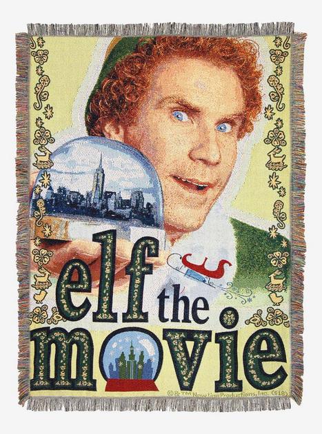 Elf Elffin Movie Woven Tapestry Throw Blanket | Hot Topic