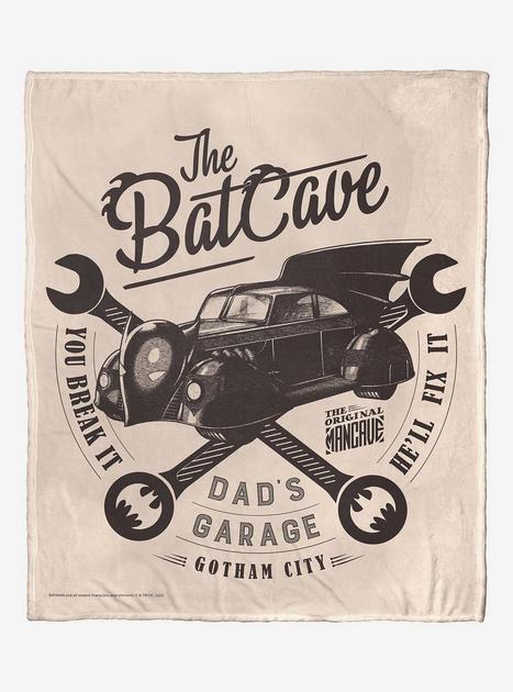 DC Comics Batman The Dad Cave Throw Blanket | Hot Topic